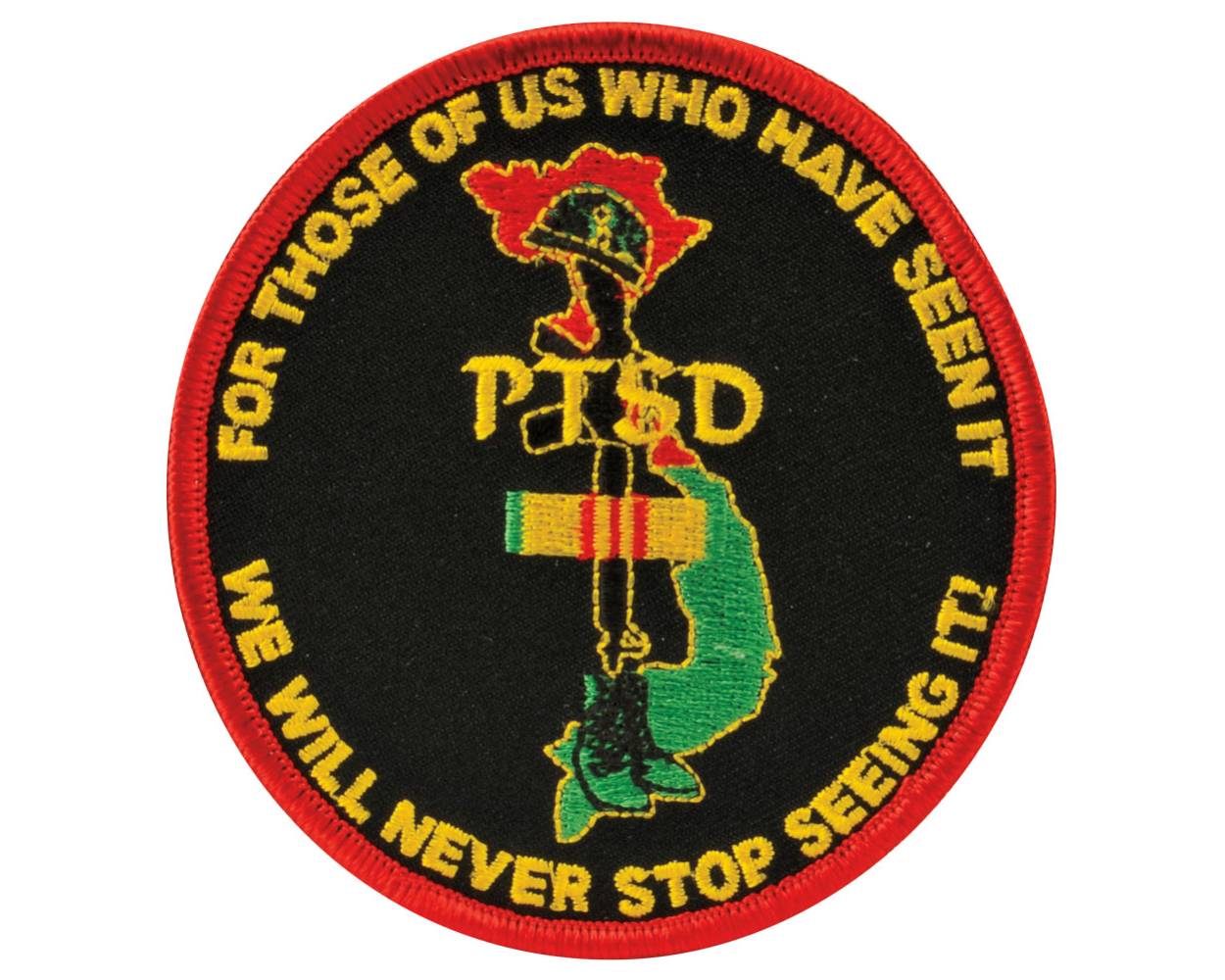 Vietnam PTSD Patch with Heat Seal