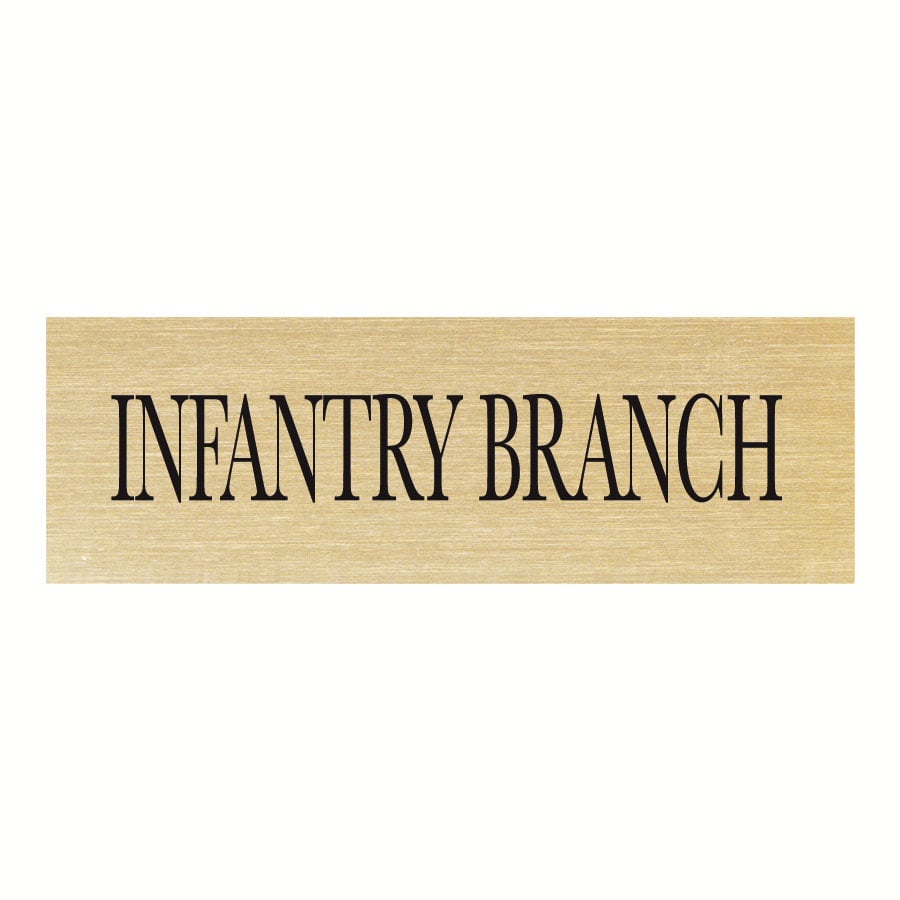 Army Infantry Rope (blue) ID Plate