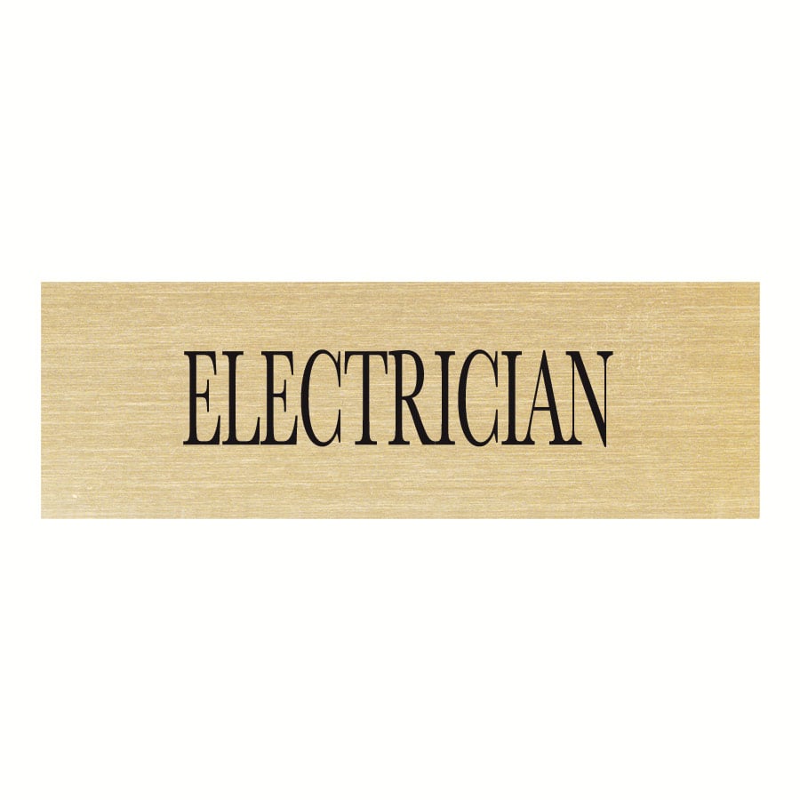 Navy Electrician S Mate Rating ID Plate
