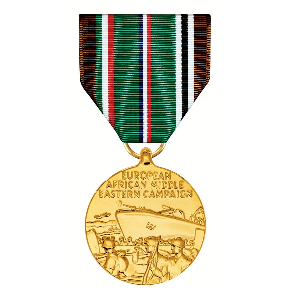 Europe-Africa-Middle East Medal Anodized