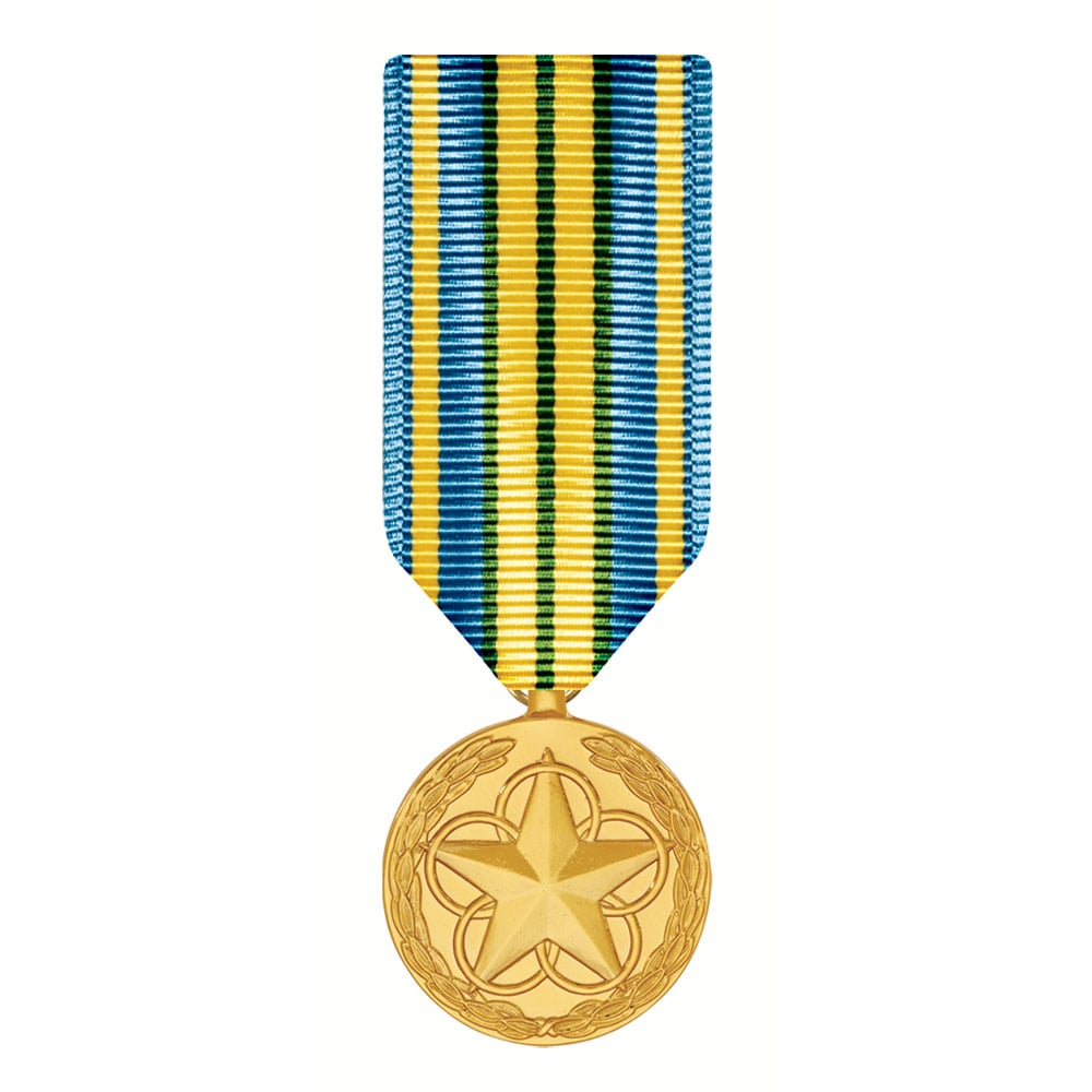 Outstanding Volunteer Service Medal Miniature Anodized