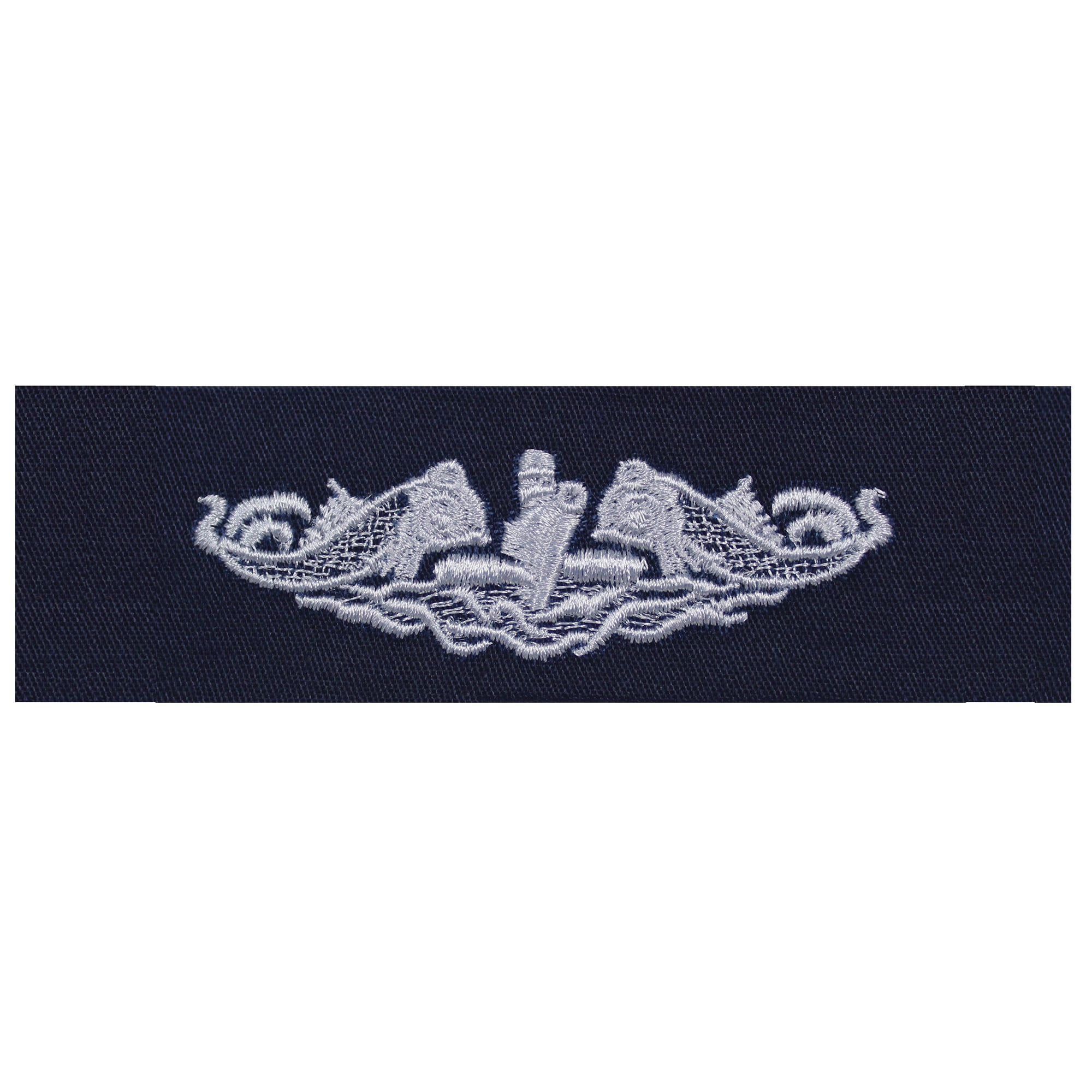 Navy Submarine Enlisted Embroidered Sew-On Badge - Coverall