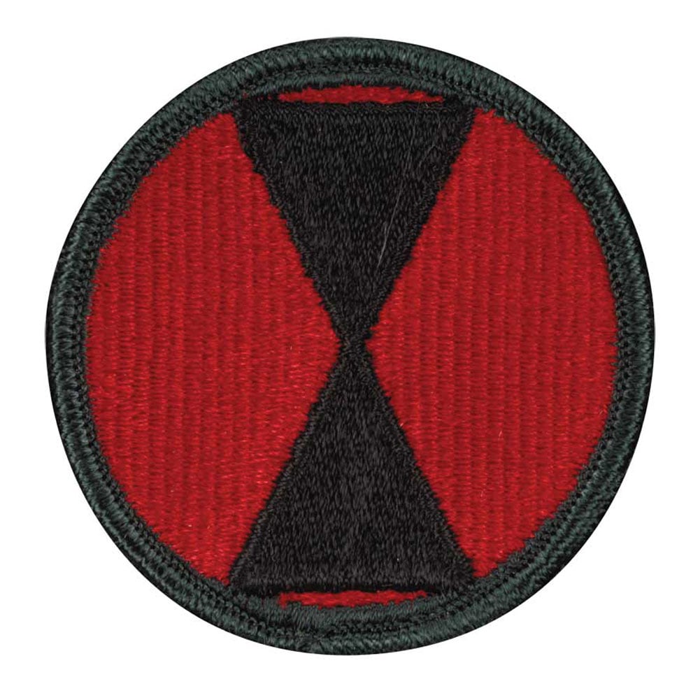 7th infantry division Patch