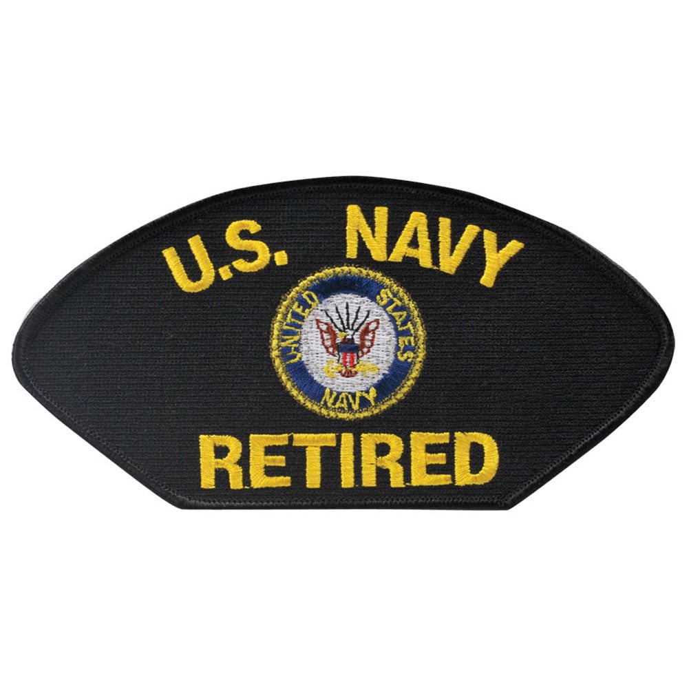 U.S. Navy Retired Hat Patch
