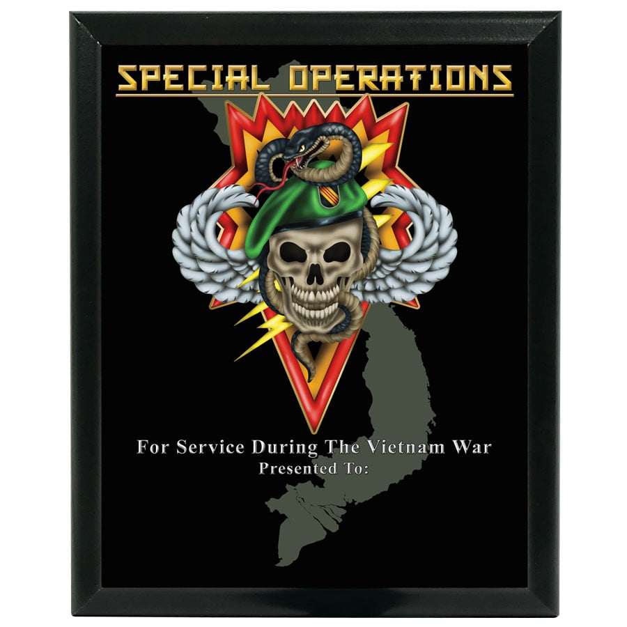 Special Ops Custom Wall Plaque