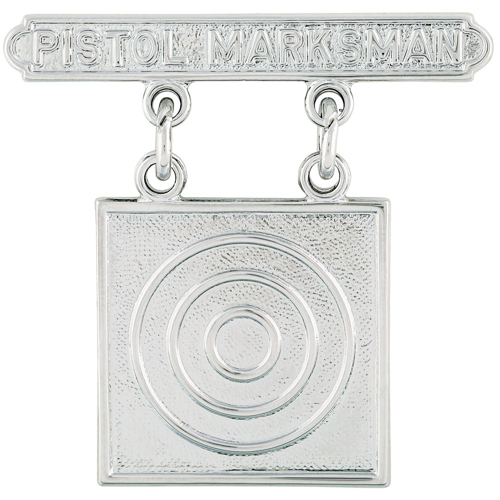 Marine Pistol Marksman Badge