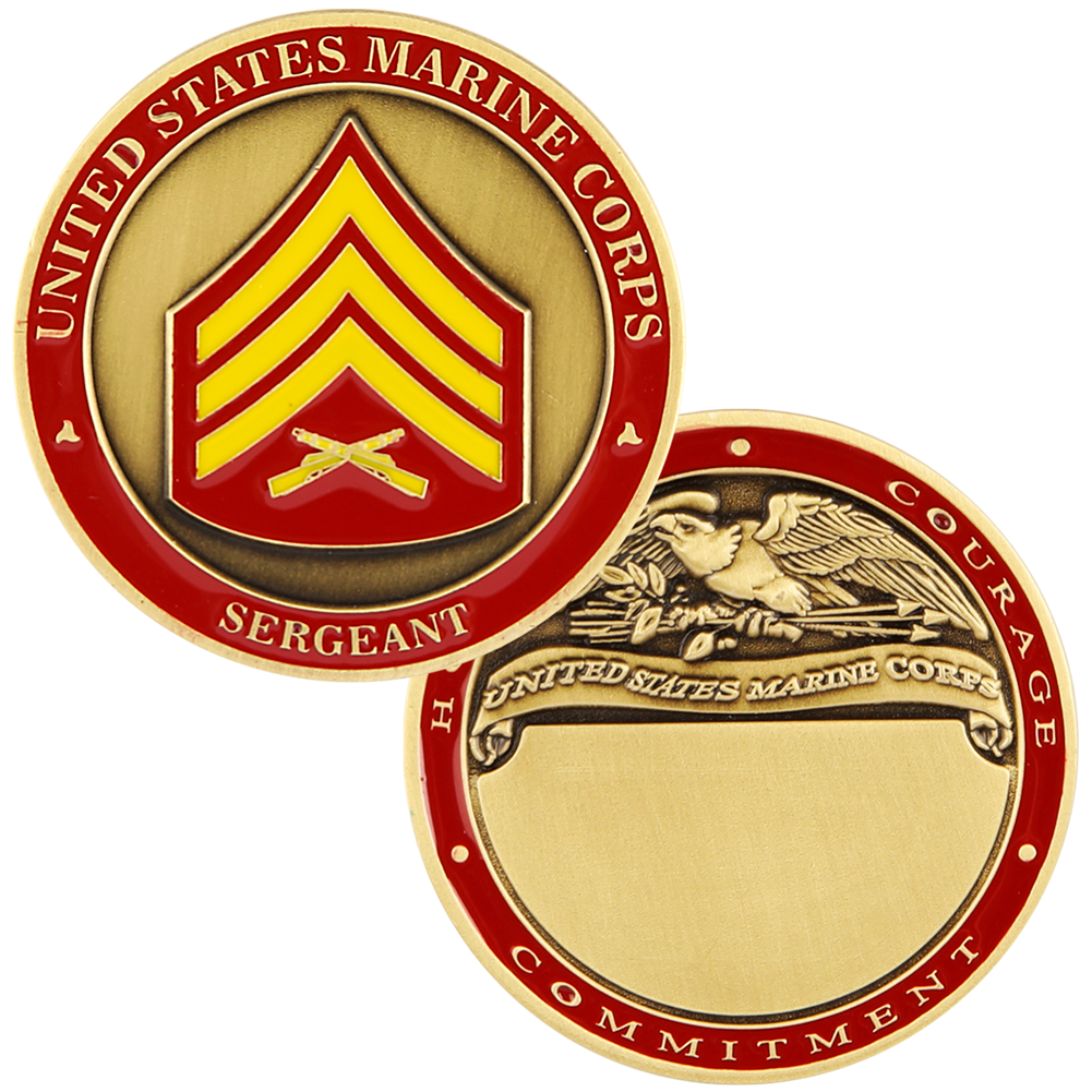 USMC Sgt Challenge Coin